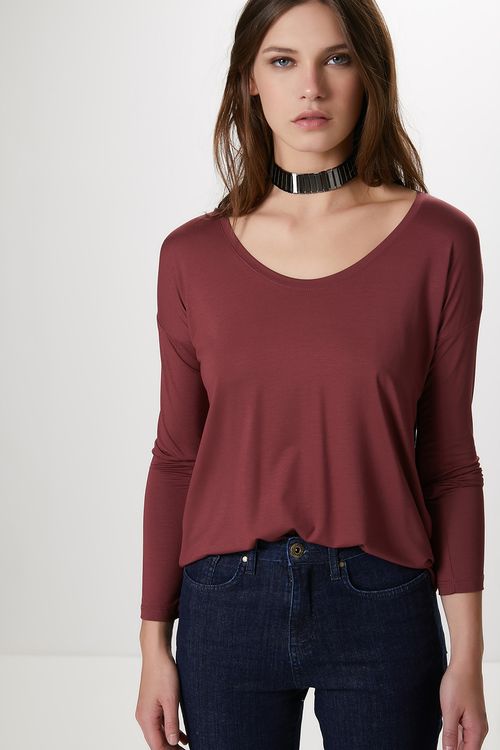 Blusas Femininas: Regatas, Blusa Manga Curta, Manga longa, Seda, Malha ...